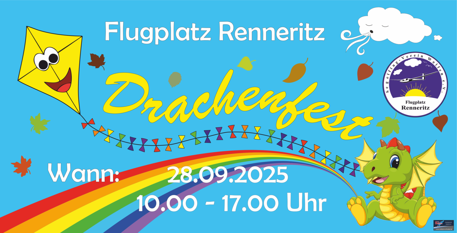 Drachenfest am 28. September 2025 – Segelflugverein Wolfen e.V.